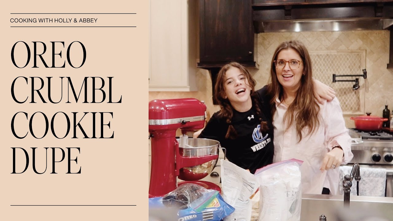 Oreo Crumbl Cookie Dupe | Cooking With Holly - YouTube