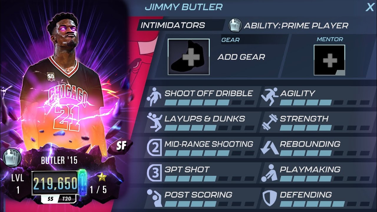 Training and testing INTIMIDATORS Jimmy Butler - NBA 2K MOBILE - YouTube