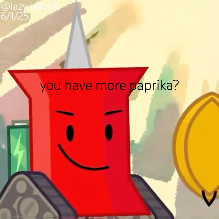 pin edit with extra paprika!!📌 #bfdi #bfdia #edit #shorts #osc - YouTube