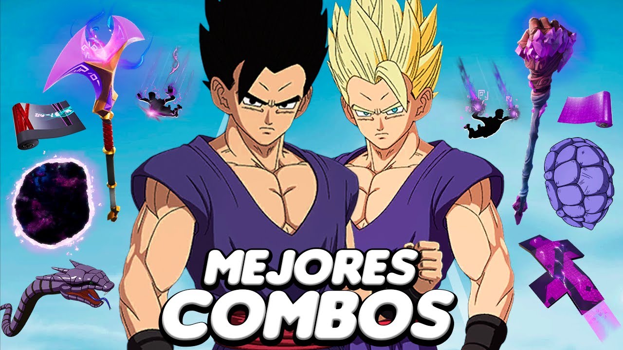 LOS MEJORES COMBOS para la skin GOHAN (SON GOHAN ESTILO 1 y 2) Fortnite ...