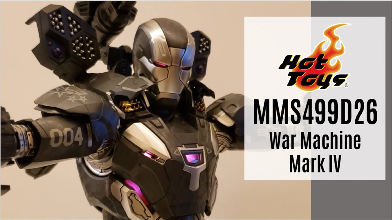HOT TOYS MMS499D26 Diecast War Machine Mark 4 - YouTube