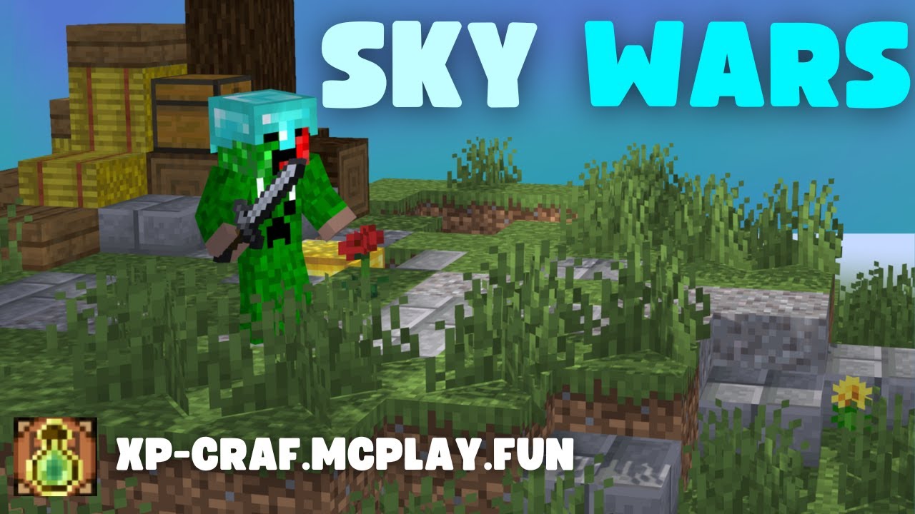 1.20 Skywars on XP-Craft Server #skywars #minecraftpvp - YouTube
