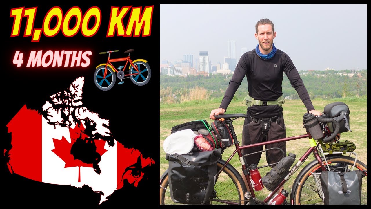 Ready to go across Canada, meet Jayden, a touring Cyclist! - YouTube