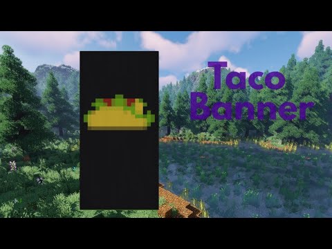 Minecraft Taco banner tutorial - YouTube