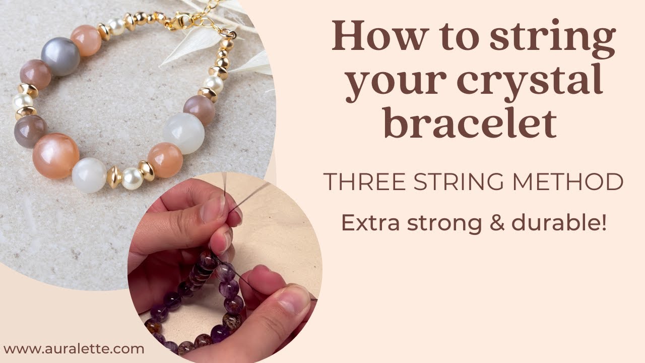 DIY Tutorial: How to string and secure your bracelets - NO NEEDLE ...