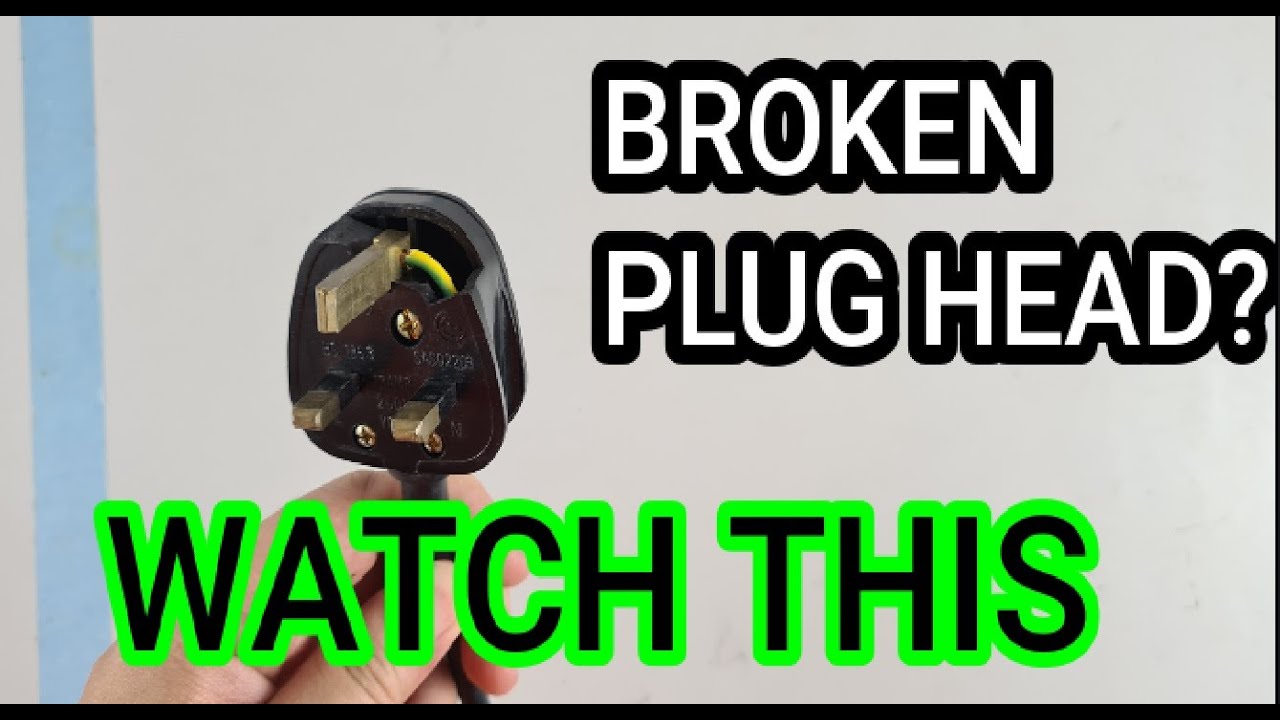 Broken plug head? Watch this. - YouTube