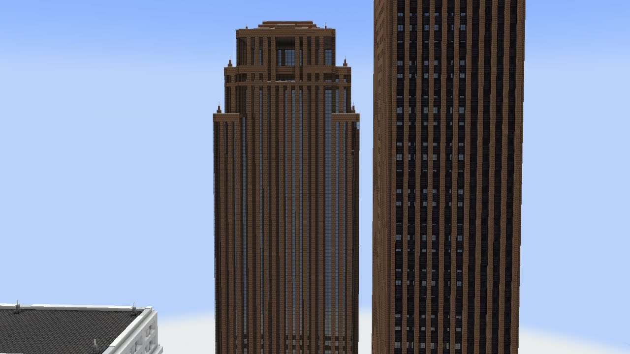 909 Poydras Tower Orleans Louisiana: Minecraft Recreation - YouTube