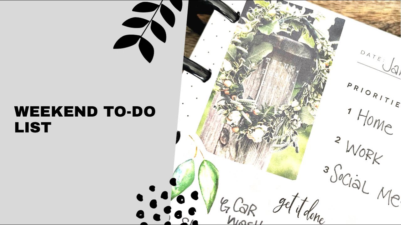 Weekend To-Do List - YouTube