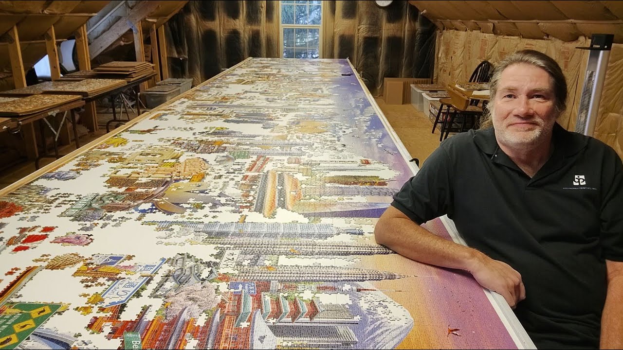 Educa 42,000 Piece Puzzle - Part 14 - YouTube