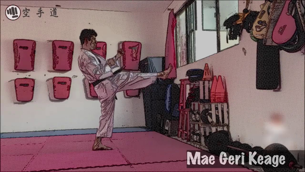 👊 Mae Geri Keage / Técnicas de Karate Do - YouTube