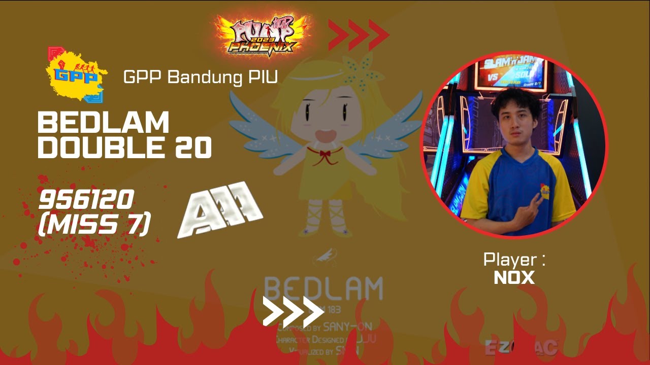 NOX got AAA (956K MISS 7) in BEDLAM D20 [PIU PHOENIX] - YouTube