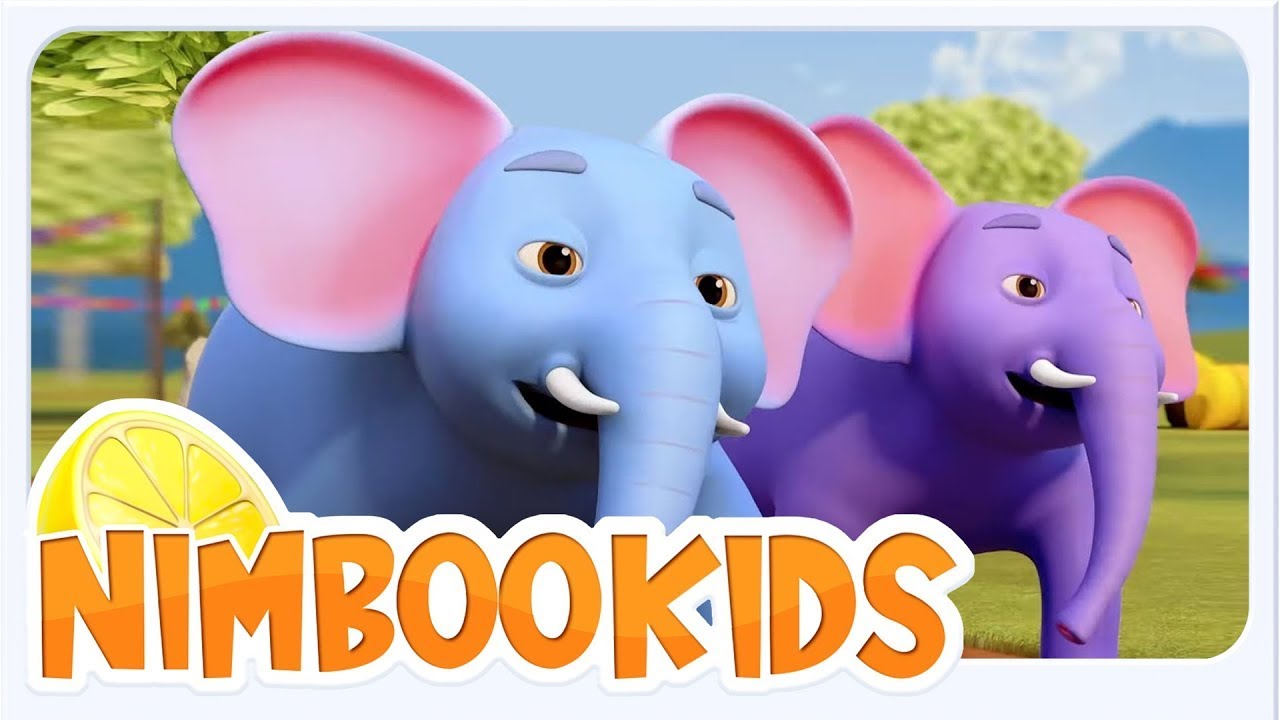 Ek Mota Hathi Khelne Gaya, A big fat elephant playing, Hindi Cartoon ...