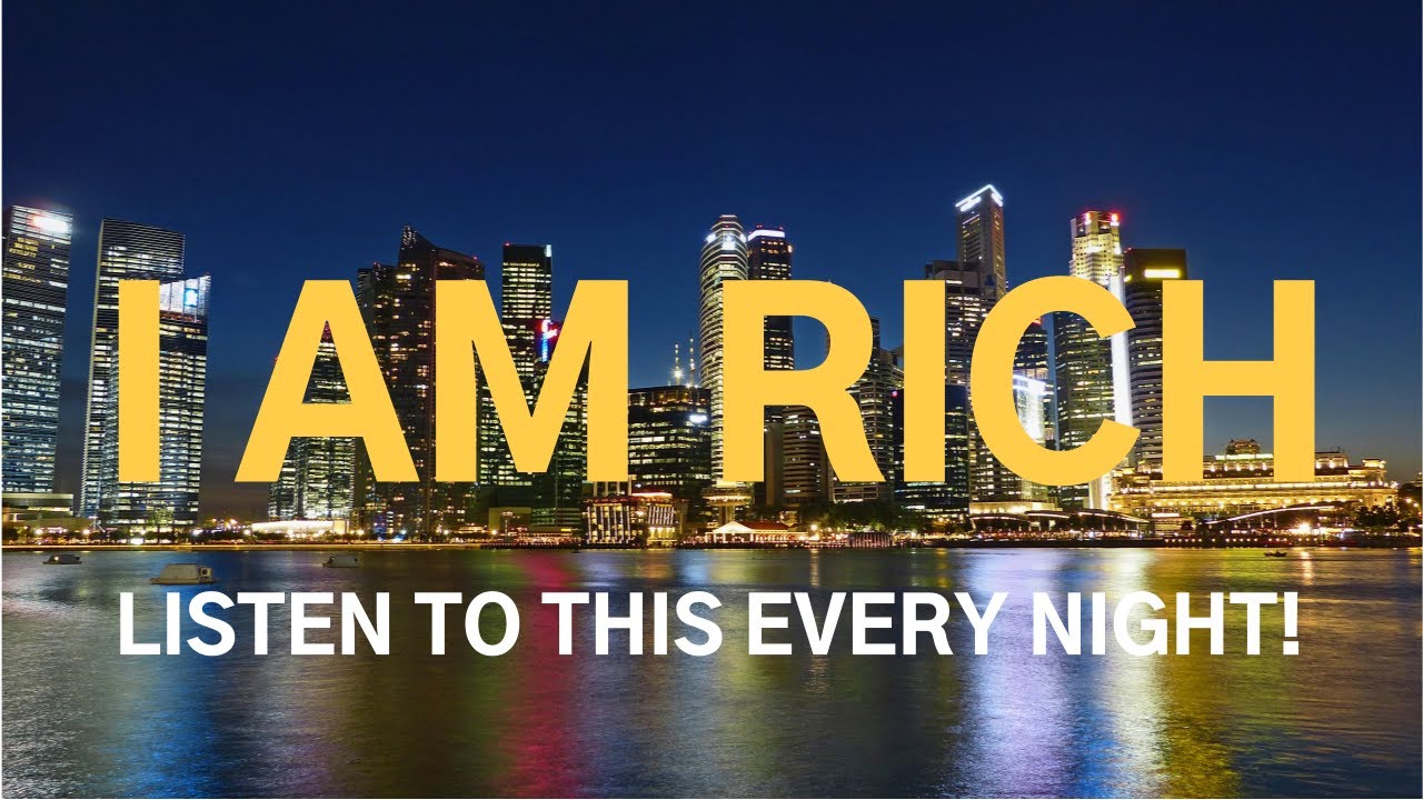 "I AM ABUNDANT, RICH & WEALTHY" Money Affirmations For Success ...