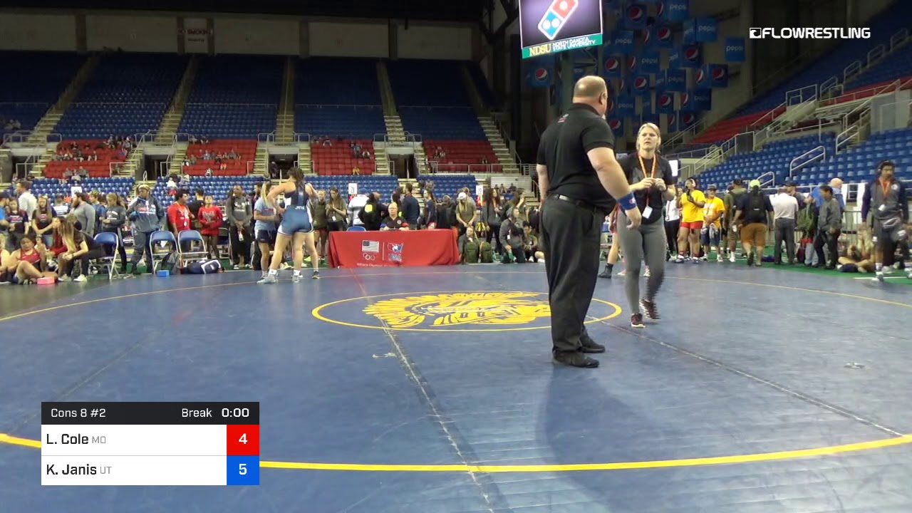 225 Lbs Cons 8 2 Lexie Cole Missouri Vs Kathleen Janis Utah - YouTube