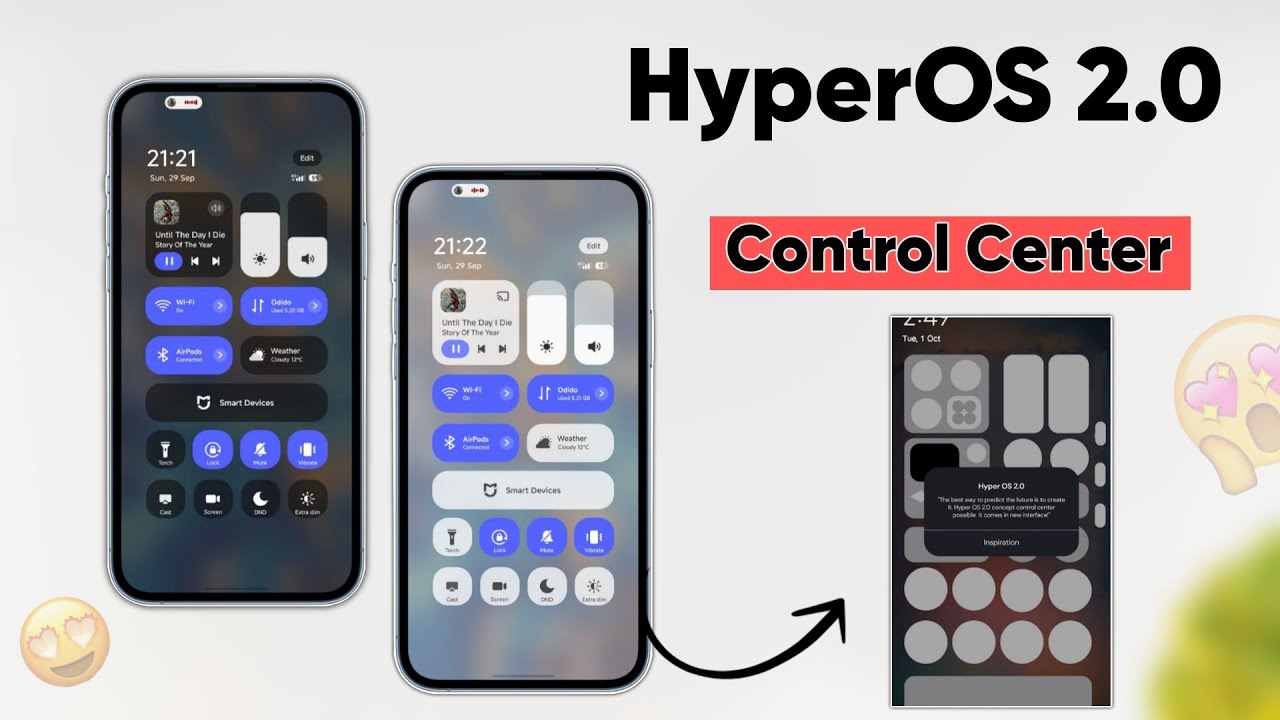 HyperOS 2.0 Android 15 A New Control Center Enable Now In Your Xiaomi ...