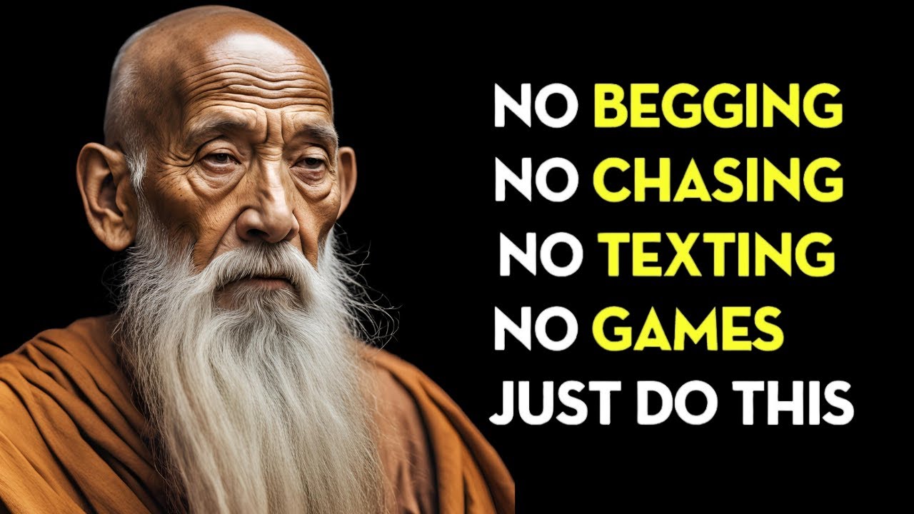 No Begging, No Chasing, No Texting, No Games | Stoicism Life-Changing ...