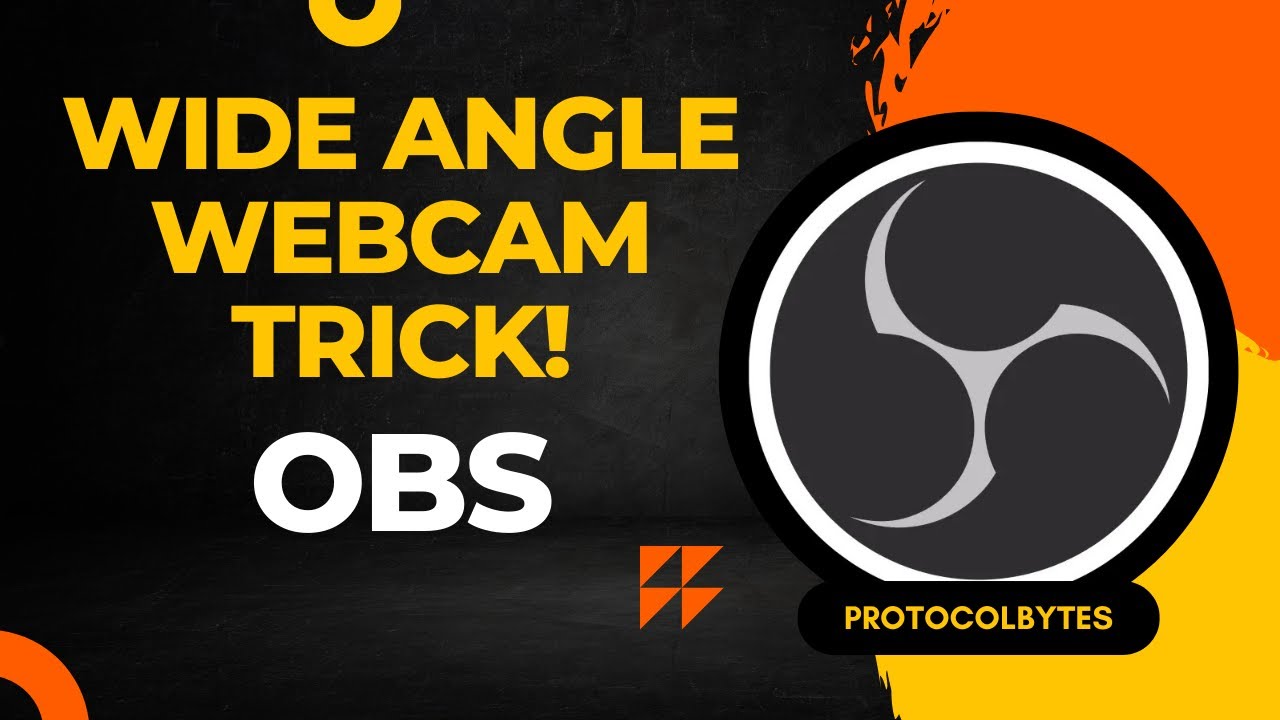 How to Get a Wide Angle Webcam View in OBS Studio - YouTube
