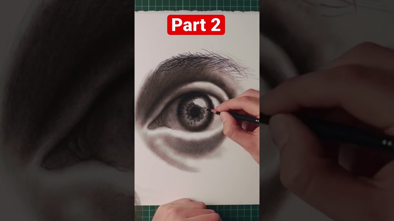 How to draw a realistic eye: Part 2 #shorts #tutorial #drawing #howto # ...