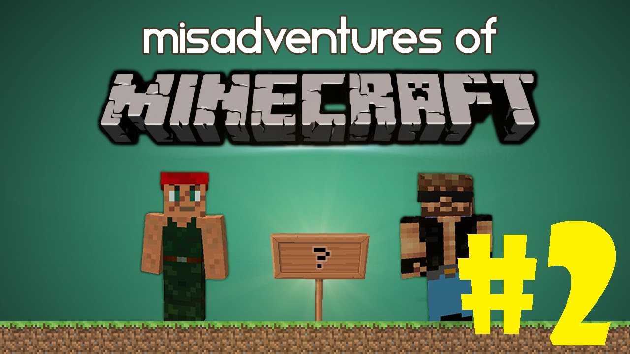 Misadventures of Minecraft Part 2 - PeeWee Herman Guest Stars - YouTube