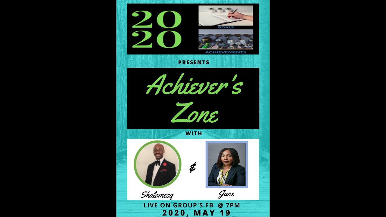 Achiever's Zone Ep 1 with Jane (11.05.20) - YouTube