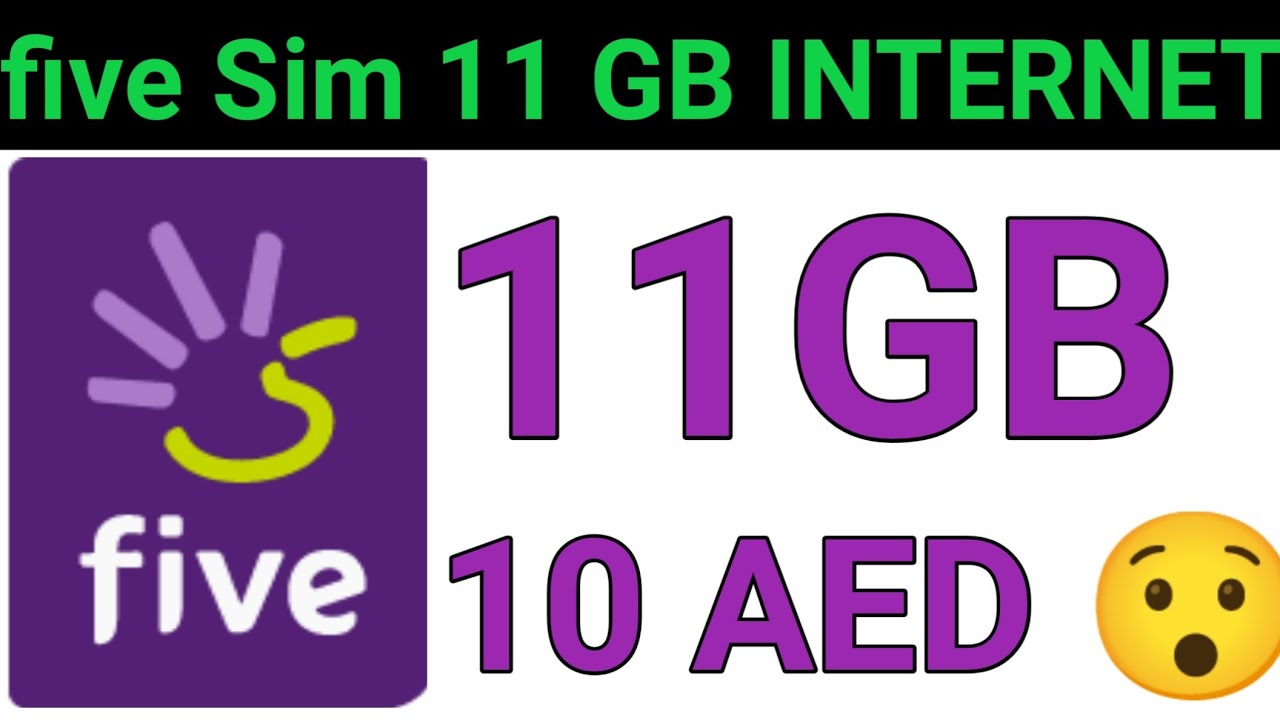 how to get Five Sim 11 GB internet 10 Dhiram 15 day Offer 2024 | five ...