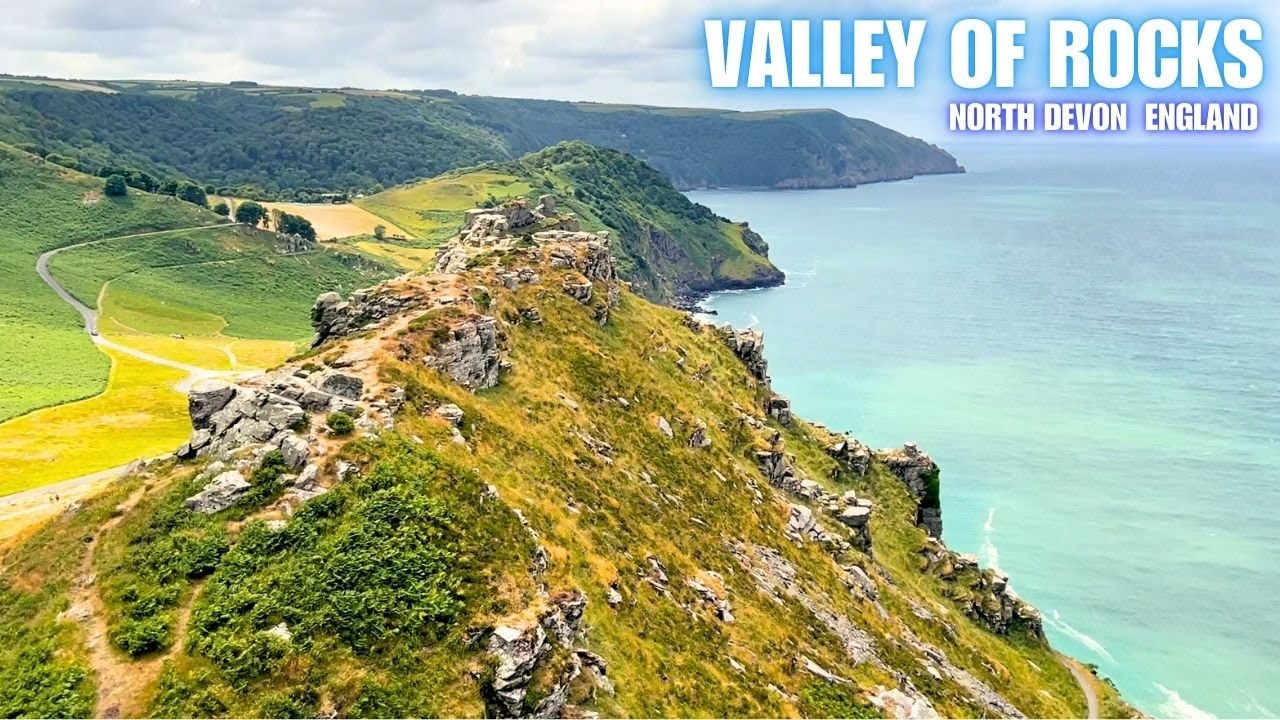 Visiting the Valley Of Rocks | Devon, England | AzzaVlogs - YouTube