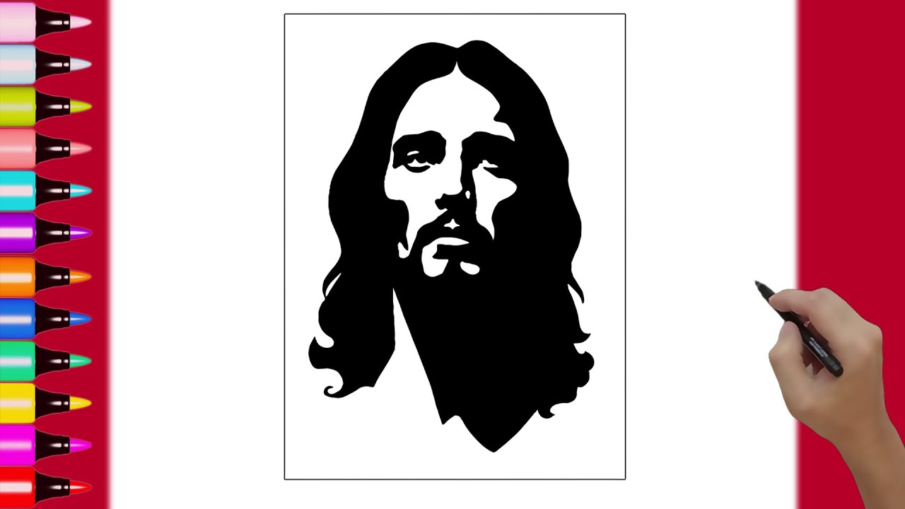 HOW TO DRAW JESUS CHRIST | EASY STEP BY STEP - YouTube