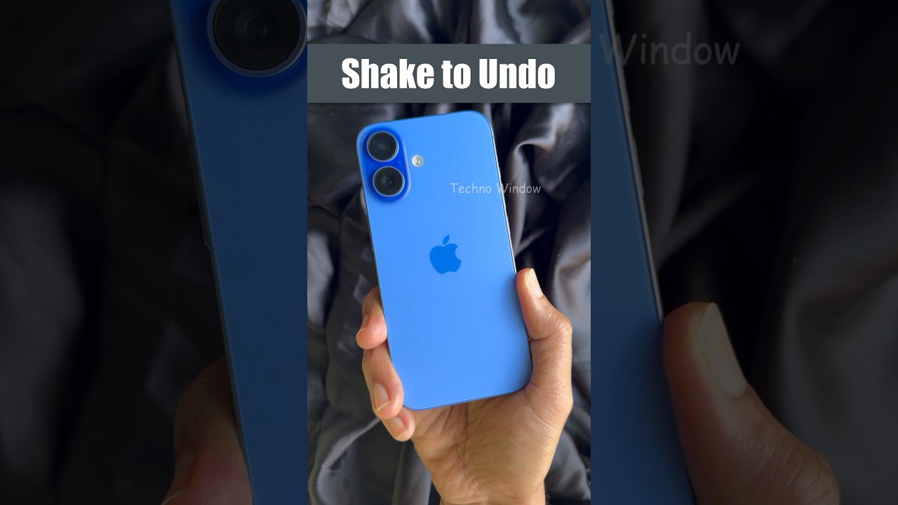 Shake to undo iPhone #shorts - YouTube