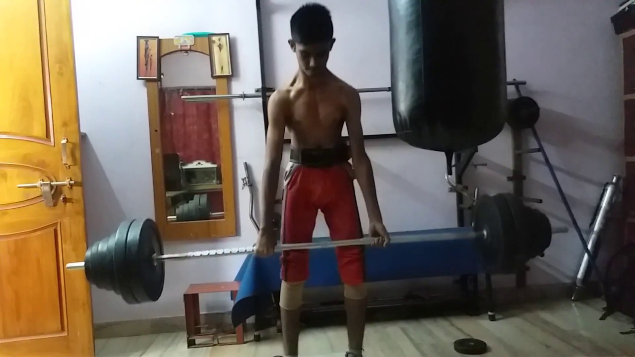 Strongest boy deadlifts 2 times of his body weight(90 kg) - YouTube