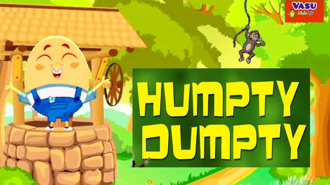Humpty Dumpty | English Rhymes | Humpty Dumpty set on a wall | Humpty ...