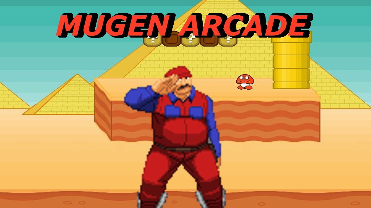 Mugen Arcade Mode with Mario Mario - YouTube