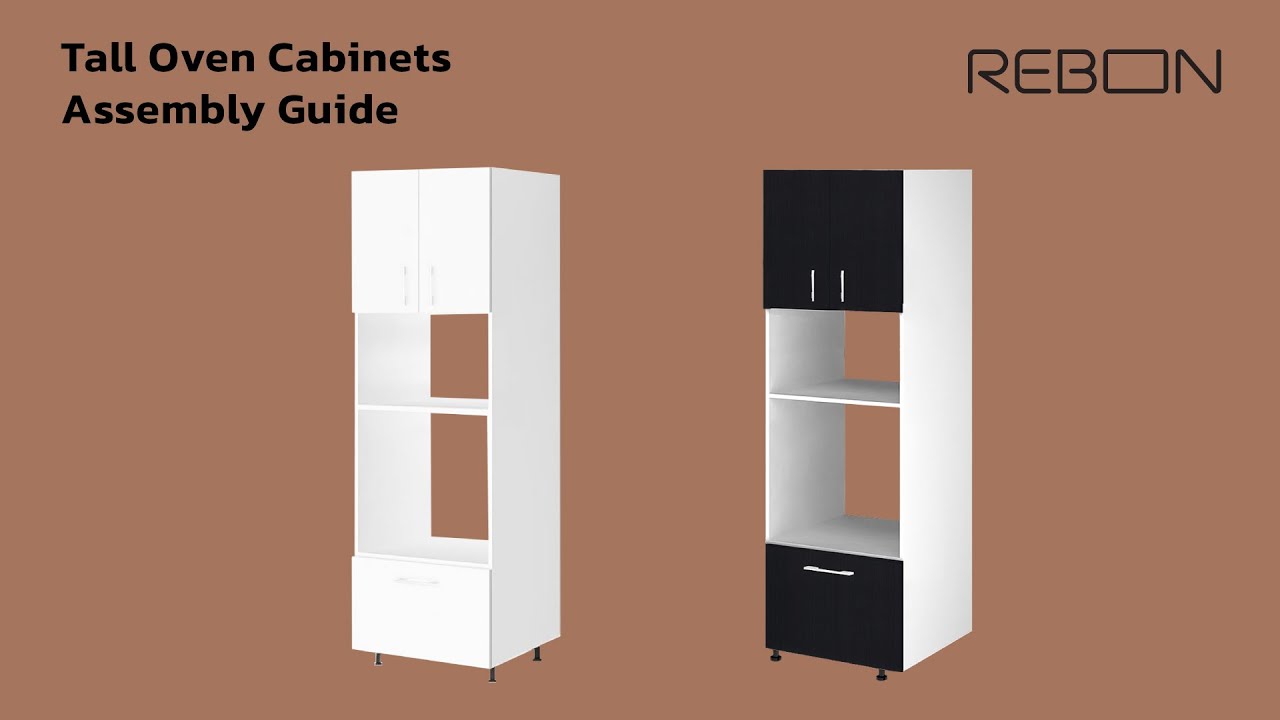 Tall Oven Cabinets Assembly Guide - YouTube