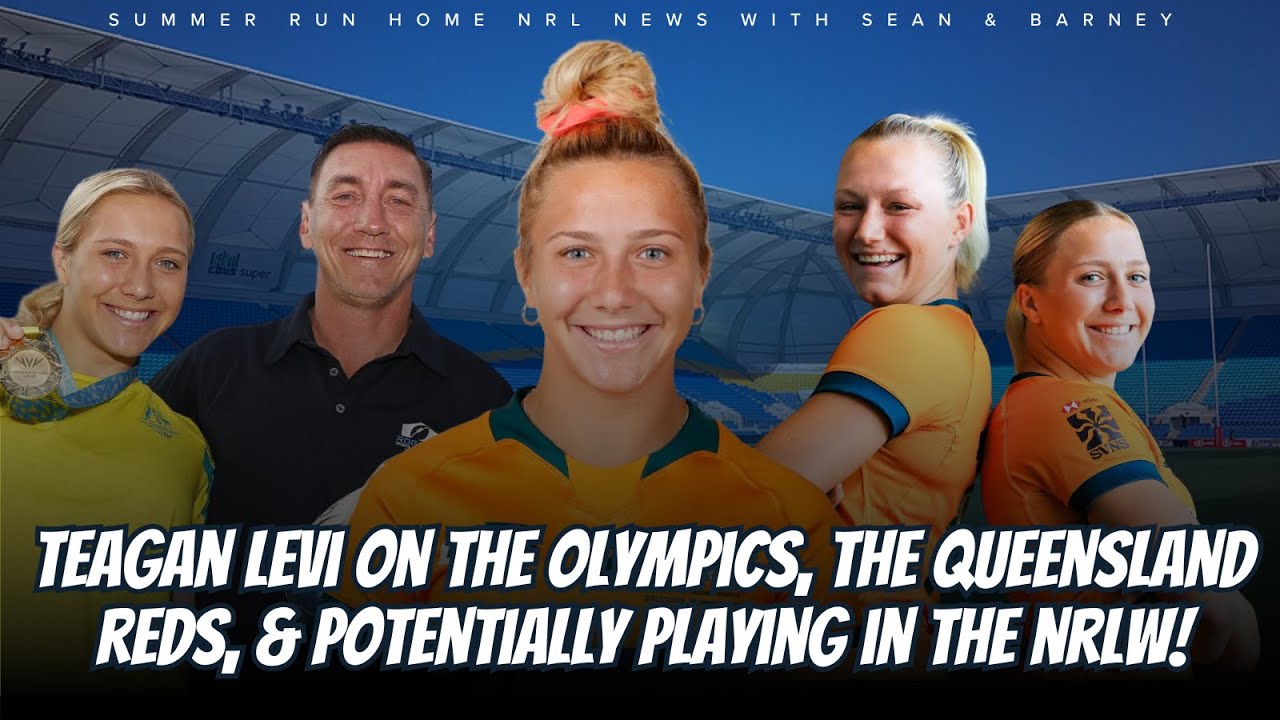 #RugbyUnion | Teagan Levi on the Olympics, the Queensland Reds, and ...