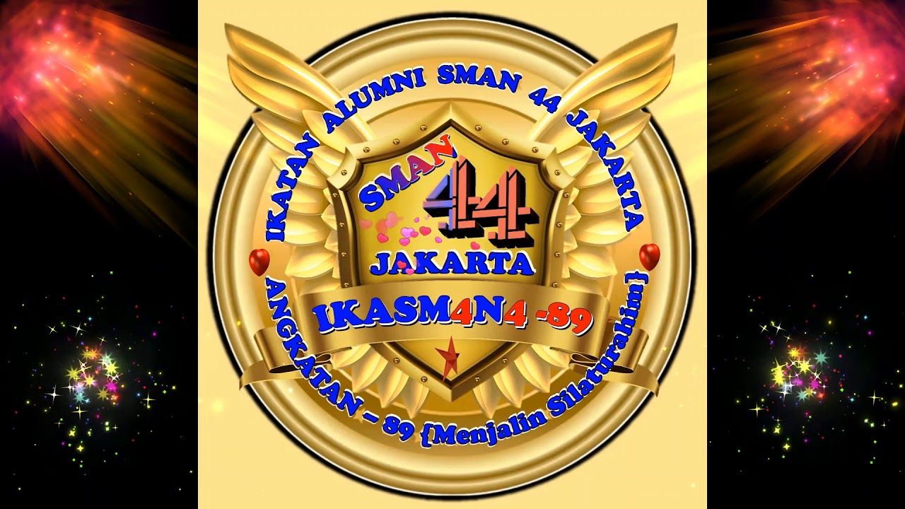 Logo 44-89 alternatif SMAN 44 Alumni -89 -Video viral terbaru heboh ...
