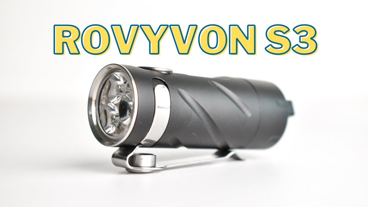 Review đèn pin Rovyvon S3: thiết kế độc đáo, sáng 1800 Lumens! - YouTube
