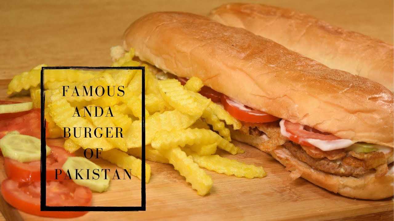 Famous Anda burger of Pakistan 🍔 Special Egg Burgers - Punjab Food ...