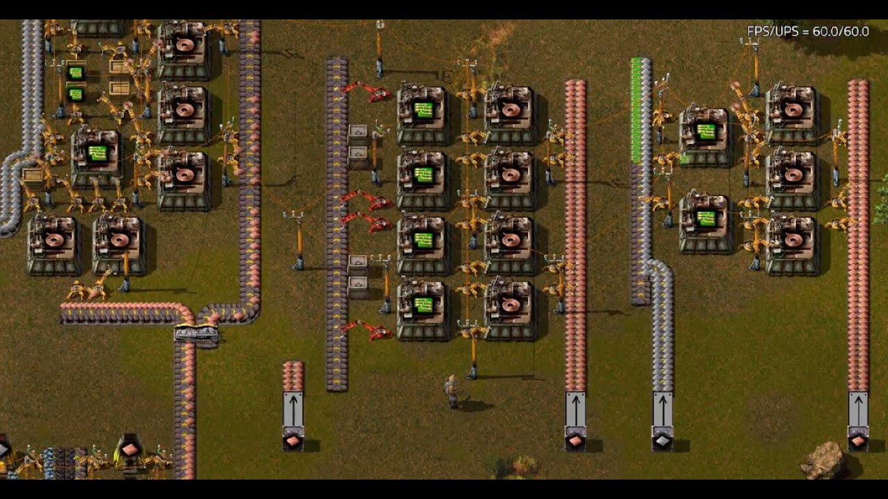 Factorio marathon strats: green chips - YouTube