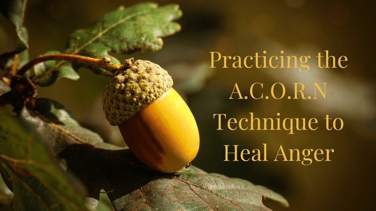 Practicing the A.C.O.R.N Technique to Heal Anger - YouTube