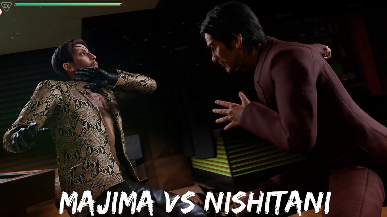 Majima vs Nishitani [Dragon Engine Edition] - YouTube