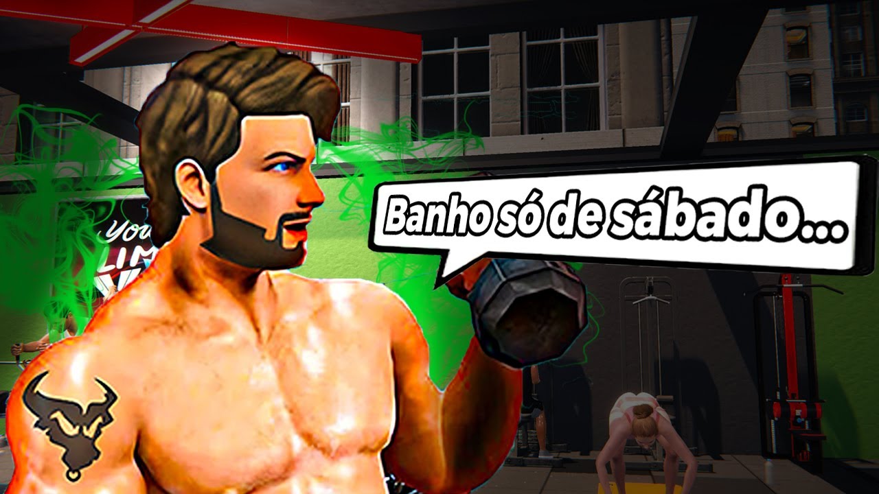 OS BOMBADO VÃO FEDENO PRA ACADEMIA NO GYM SIMULATOR - YouTube