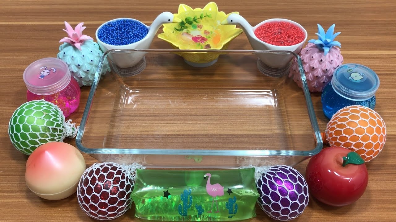 Mixing Random Things into Store Bought Slime ! Slime Smoothie | Most ...