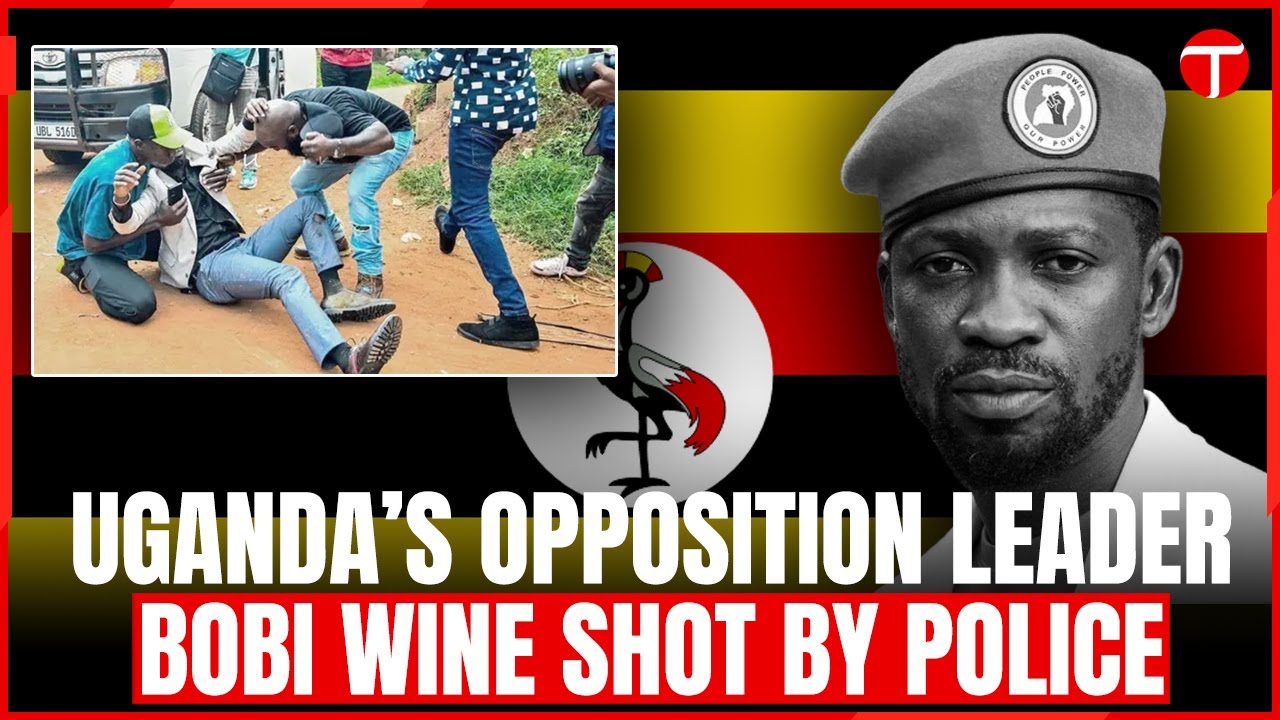 Uganda's opposition leader Bobi Wine 'shot in leg' by police - YouTube