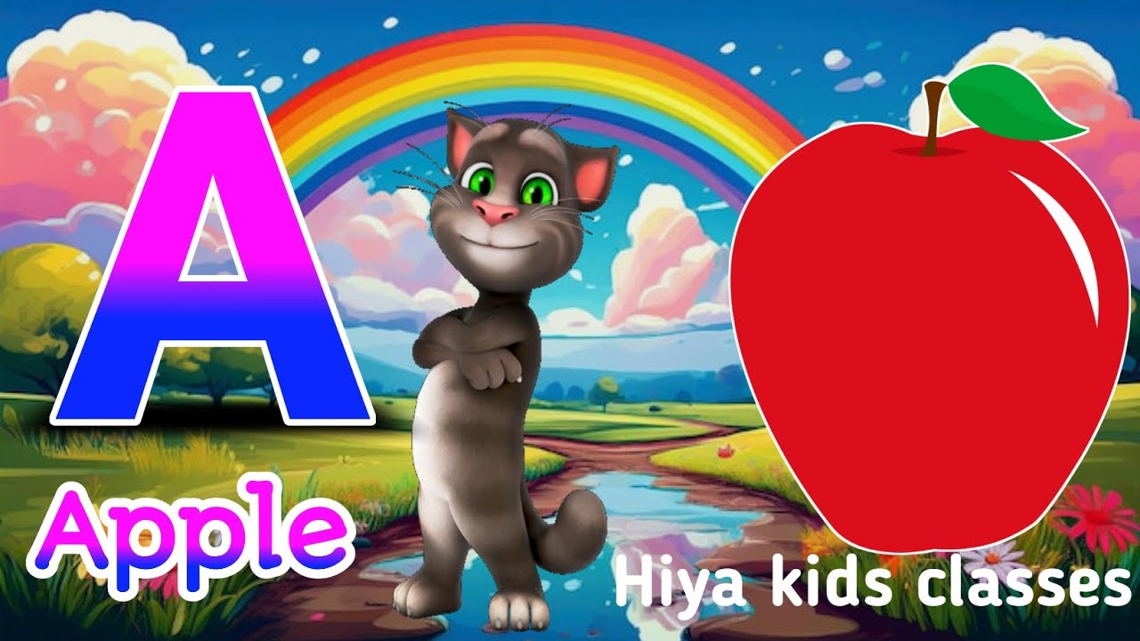 One two three,1 to 100 counting,ABCD, A for Apple, 123 Numbers, learn ...