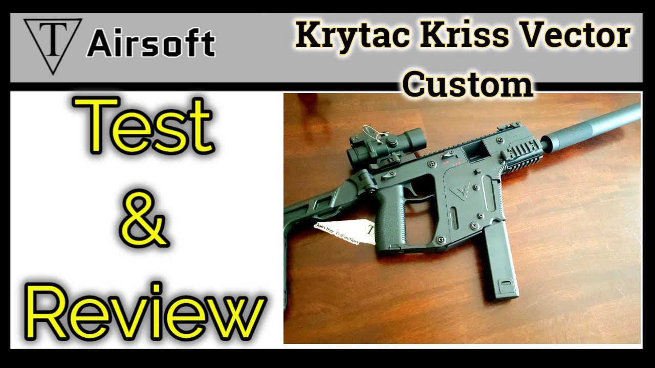 Krytac Kriss Vector Custom Unboxing and Test - YouTube