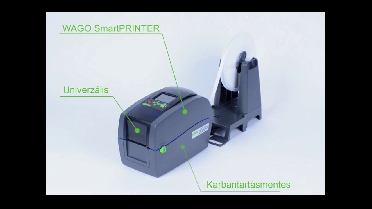 Berendezés jelölés és feliratozás költséghatékonyan – WAGO smartPrinter - YouTube