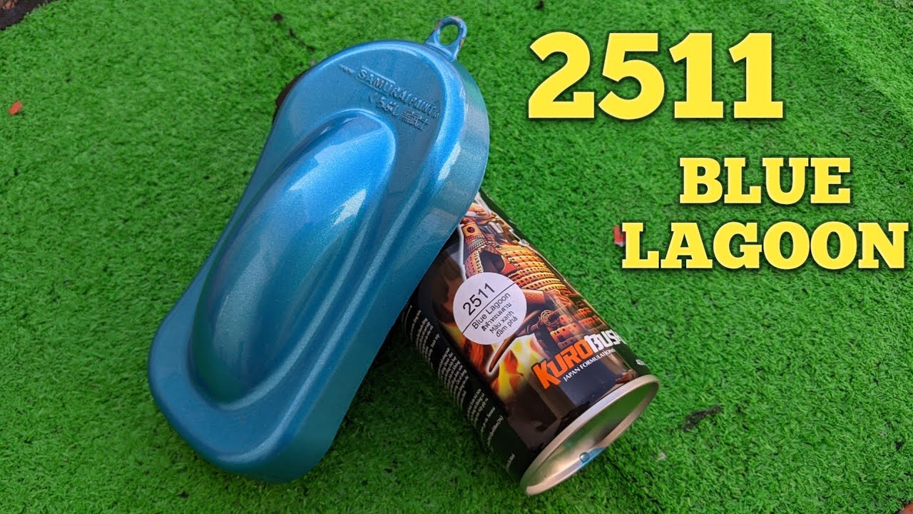 Samurai Paint Blue Lagoon 2511 - YouTube