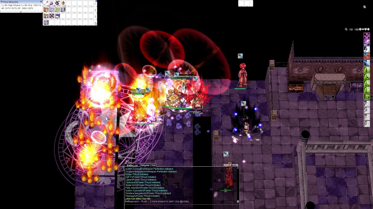 Ragnarok Online High Wizard WOE Gameplay 99/70 - YouTube