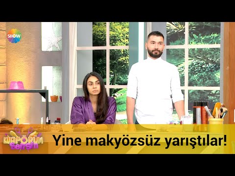 Turhan ve Damla yine makyözsüz yarıştı!