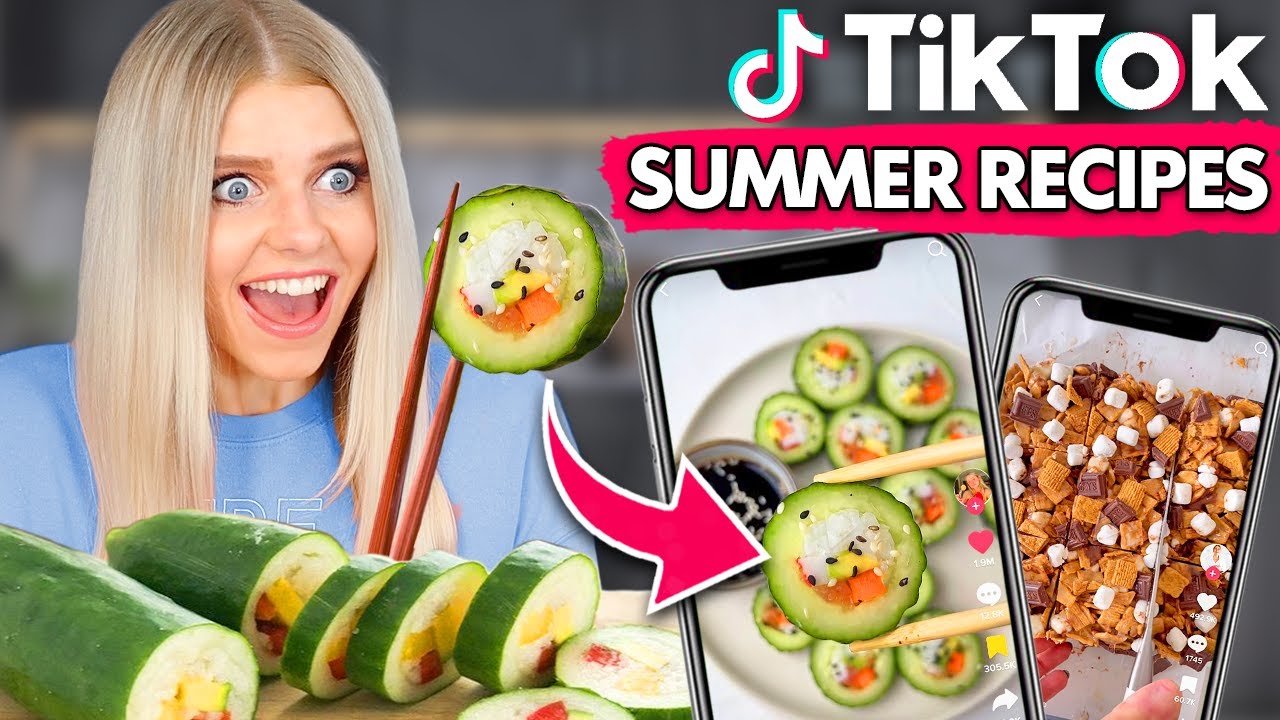 Testing TikTok's Most VIRAL Summer Recipes - YouTube