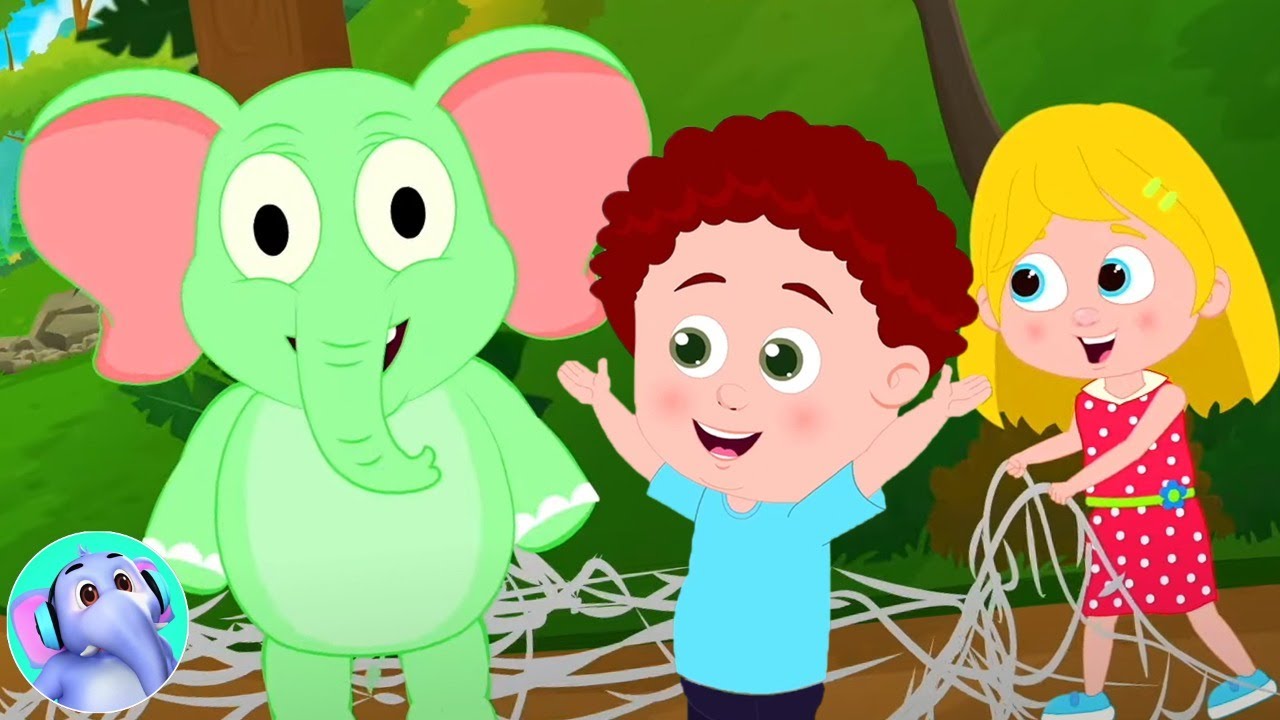 Ek Mota Hathi, एक कौवा प्यासा था, Hindi Nursery Rhymes Collection for ...